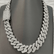 22mm Iced Out Miami Cuban Link Hip Hop Chain with Custom Box Clasp