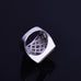 Men's Full Moissanite Diamond Front Pyramid Style Iced Out Hip Hop Rin ...